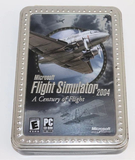 MICROSOFT FLIGHT SIMULATOR 2004: A Century Of Flight 2003 Tin (4) Cd ...