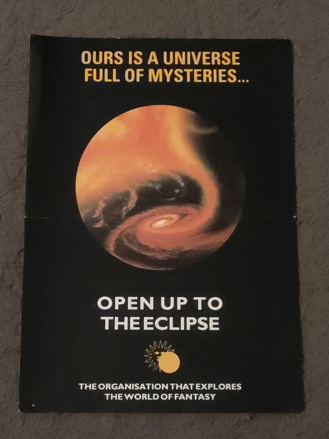 ECLIPSE RAVE FLYER, A4, 1990's Acid House Rave Flyers £11.00 - PicClick UK