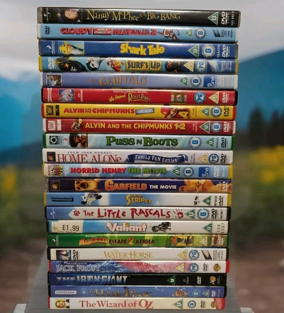 KIDS CHILDREN DVD Bundle Lot All The Favourites For Younger Audiences ...