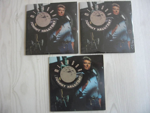 JOHNNY HALLYDAY 3 CD Mirador EUR 12,00 - PicClick FR