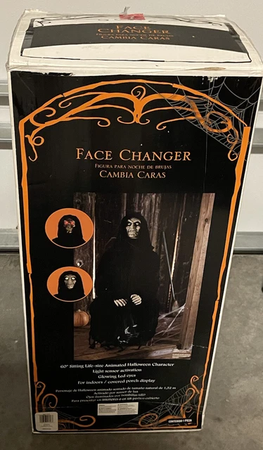 FACE CHANGER HALLOWEEN prop animatronic Magic Power 60” Life Size ...