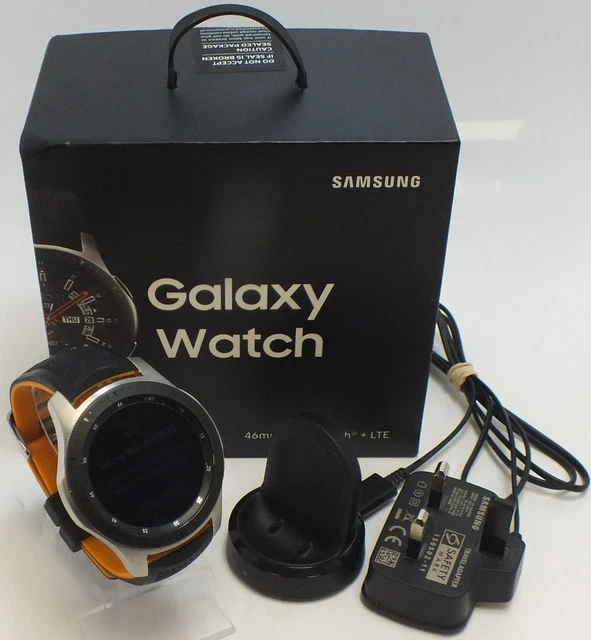 SAMSUNG GALAXY SM-R805F 46mm Black Smart Watch - BOXED £69.95 - PicClick UK