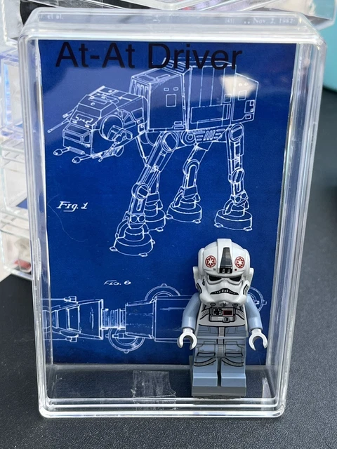 LEGO STAR WARS AT-AT Driver Minifigure W/ Custom Card Back $ Display ...