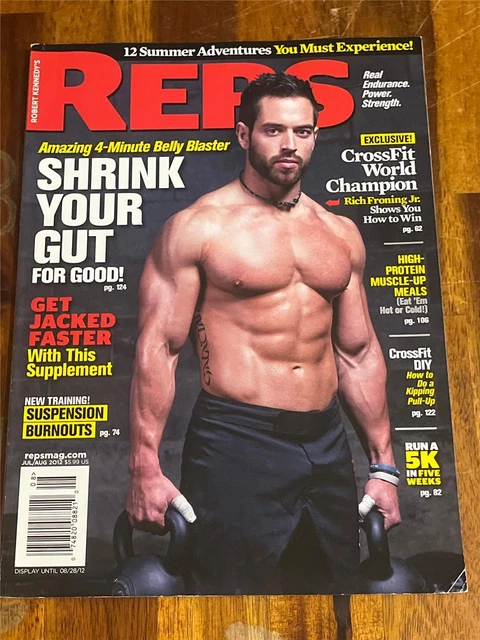 REPS #28 BODYBUILDING muscle exercise magazine WILLIAM TRUBRIDGE 8-12 £ ...
