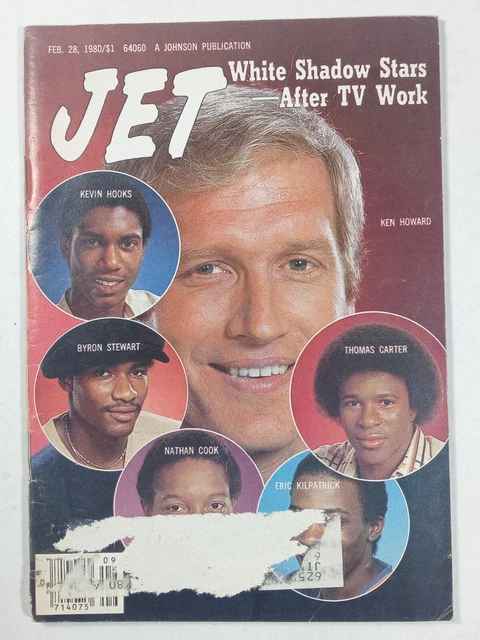 1980'S WHITE SHADOW Stars Vintage Black Interest Jet Magazine February ...