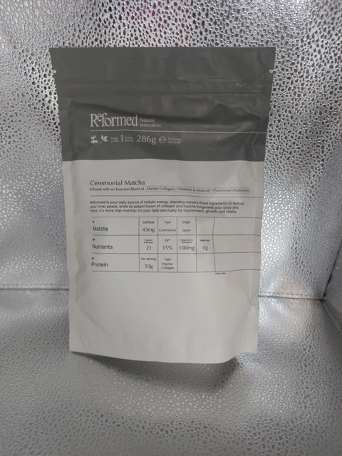 REFORMED COLLAGEN MATCHA Powder Hydrolysed Collagen Marine Ceremonial ...