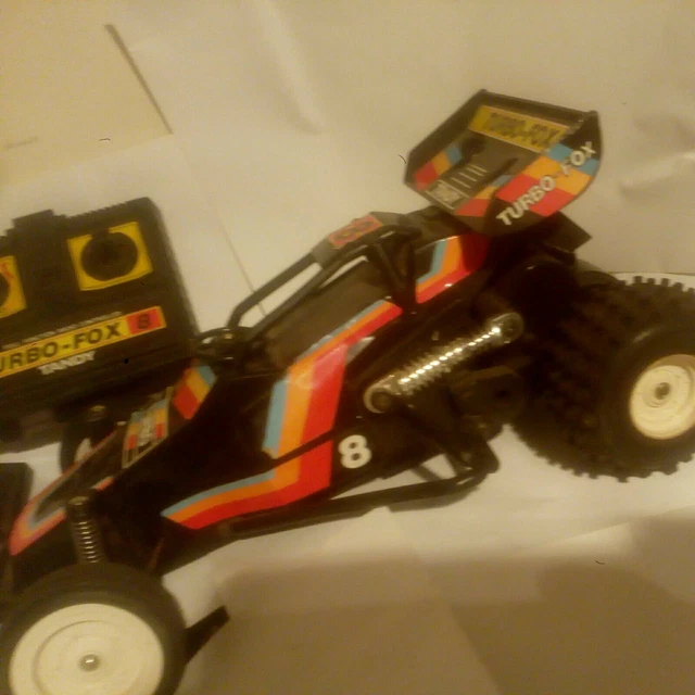 VINTAGE RACECAR TURBOFOX8 TandyR/c /C Details/no Damage 2 car/C/Dgd ...