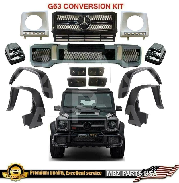 BRABUS G65 W463 G-Wagon G63 Amg Body Kit Conversion 4 Flare Facelift ...