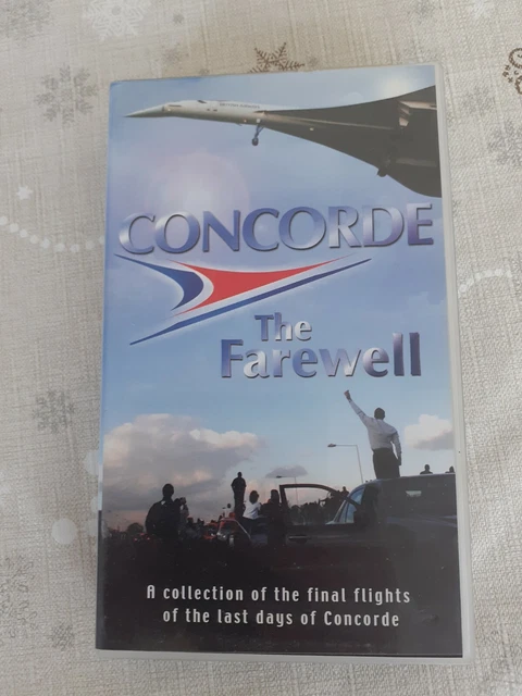 CONCORDE & THE Farewell " - VHS £3.99 - PicClick UK