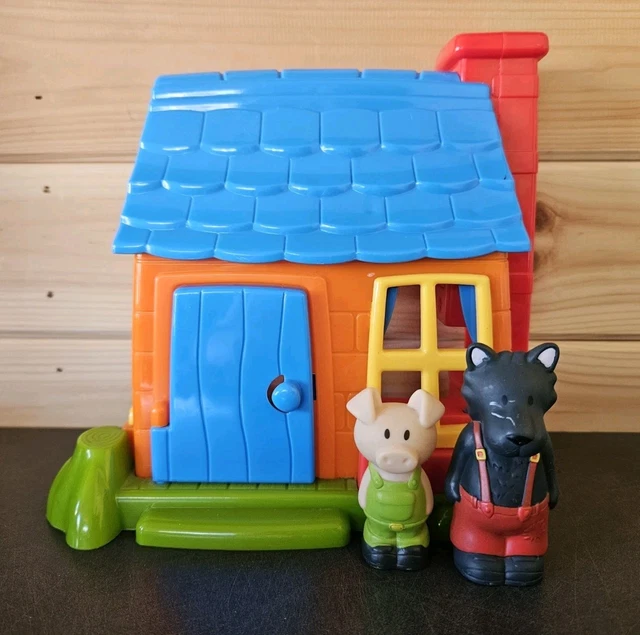 ELC HAPPYLAND THREE Little Pigs House With 2 Figures £21.49 - PicClick UK