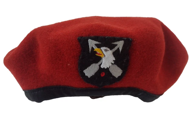 WW2 US ARMY'S 101st Airborne Division Maroon Beret With Patch Vintage ...