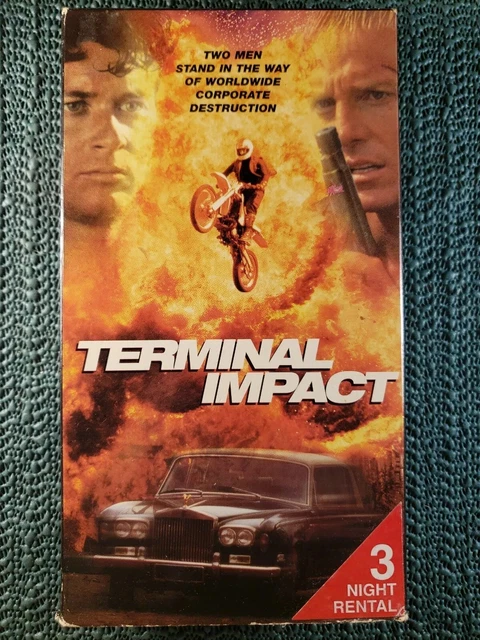 TERMINAL IMPACT VHS Frank Zagarino, Bryan Genesse, Jennifer Miller ...