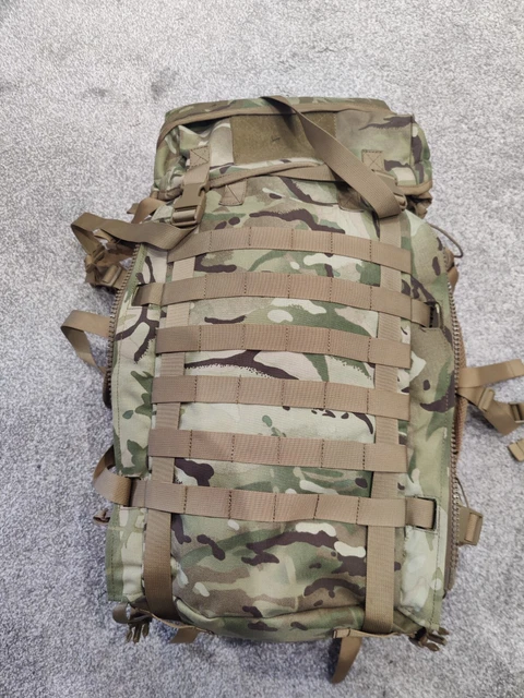 GENUINE BRITISH ARMY MTP Patrol Sack Multicam Day sack 45L Patrol Sack ...