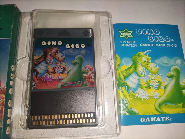 RARE GAME BOXED Dino Bibo C1-013 Handheld Console Gamate Taiwán ...