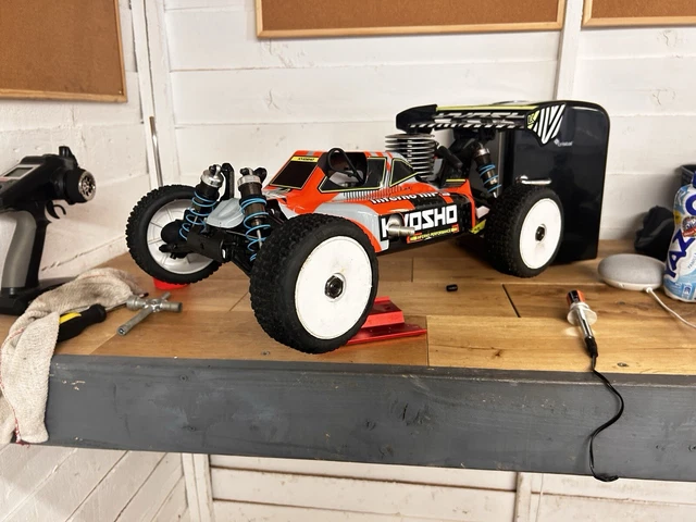 KYOSHO K33021B INFERNO MP9 TKI4 V2 1:8 RC Nitro Ready Set w/KE21SP ...