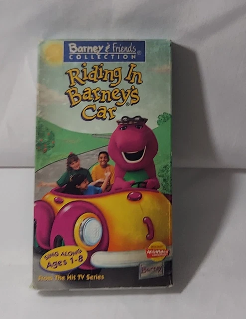 BARNEY & FRIENDS Riding in Barney’s Car VHS 1995 Video Tape VTG Kids ...