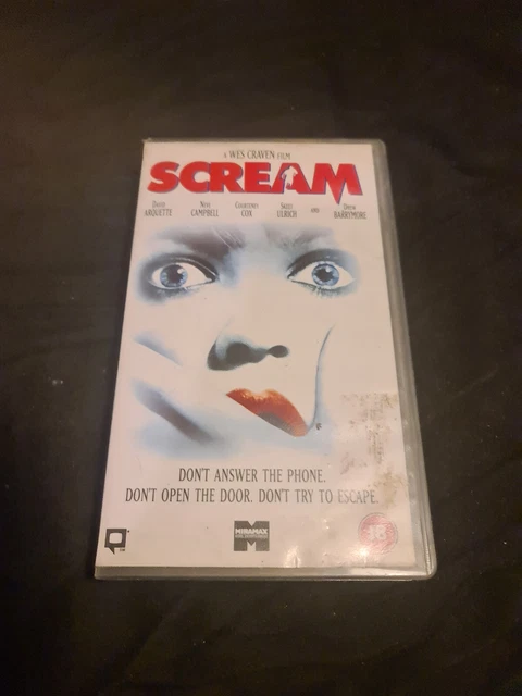 SCREAM (VHS/SUR, 1998) £29.99 - PicClick UK