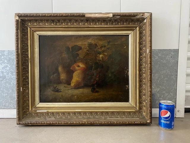 🔥 HISTORIC ANTIQUE British Old Master Still Life Oil Painting, HOMANN ...