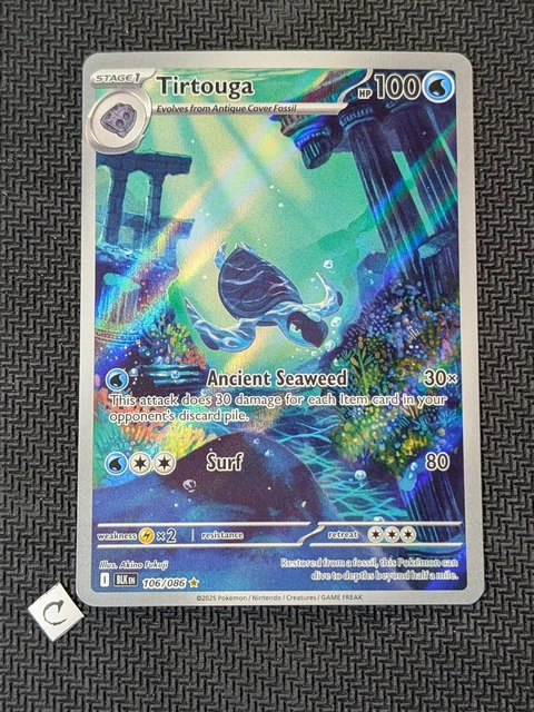 TIRTOUGA 106/086 - Black Bolt Illustration Rare Pokemon TCG NM $29.89 ...
