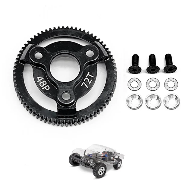SPUR GEAR 48P Metal for TRAXXAS 1/10 SLASH BANDIT 72T 76T 83T 86T 90T ...
