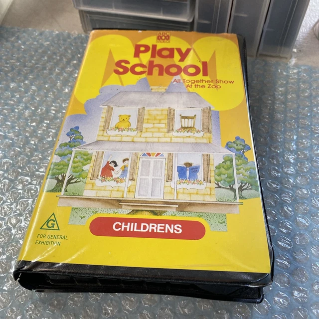 PLAY SCHOOL ALL Together Show - Rare Clamshell VHS - Cleaned & Tested ...