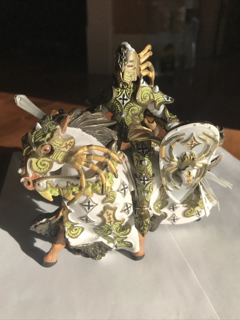 PAPO SPIDER WARRIOR Knight Horse Fantasy Figures Toy Sword Retired ...