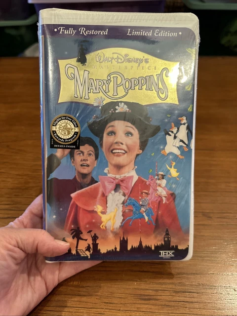 WALT DISNEY'S MARY Poppins VHS Fully Restored Limited Edition SEALED £ ...