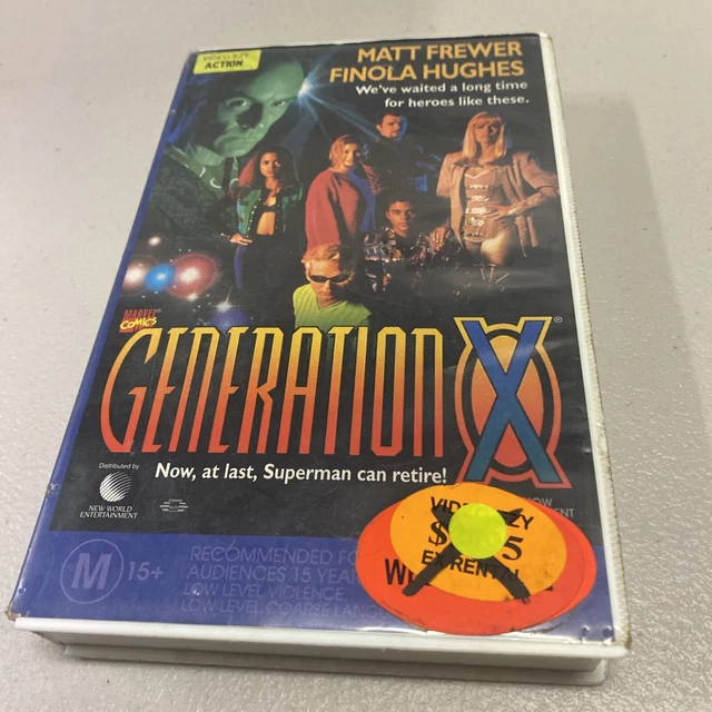 GENERATION X ON VHS Ex Rental Big box £18.05 - PicClick UK