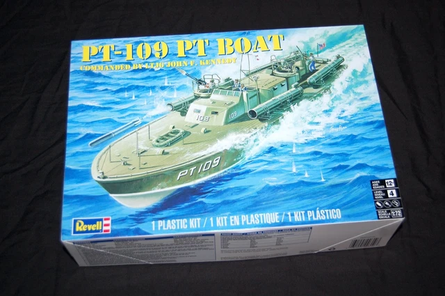 REVELL 1/72 SCALE ELCO PT 80ft Class Patrol Torpedo Boat PT-109 Model ...