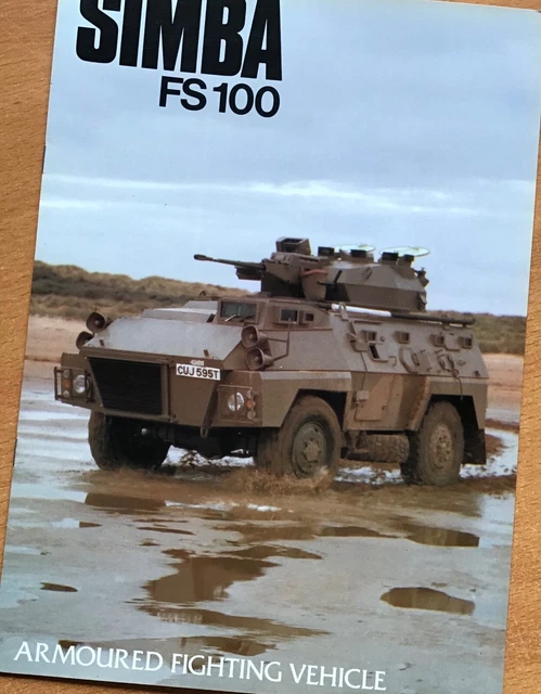 ORIGINAL GKN SANKEY Factory Brochure: Simba Fs100 Armoured Fighting ...