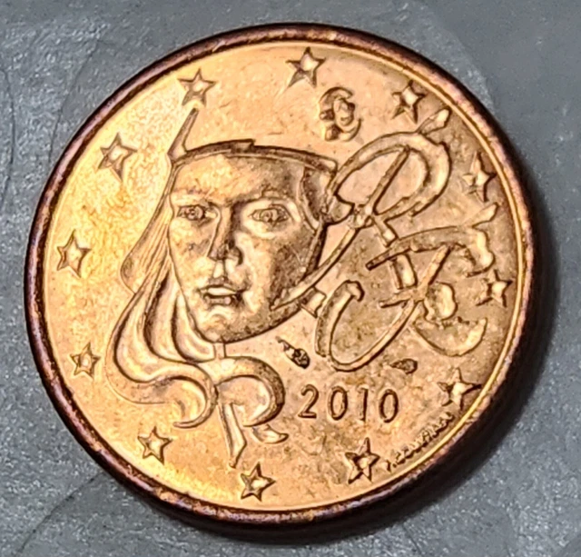 PIÈCE DE CINQ (5) Centimes D'euro 2010 Union Européenne (France) EUR 2 ...