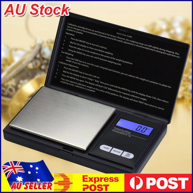 1KG/0.1G ELECTRONIC SCALE Tare Function Digital Scale Weigh Gram Scale ...