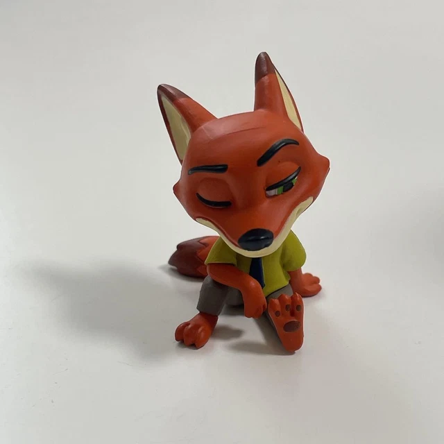 DISNEY ZOOTOPIA NICK Wild Figura Mascota Gacha Cápsula Juguete Katazun ...