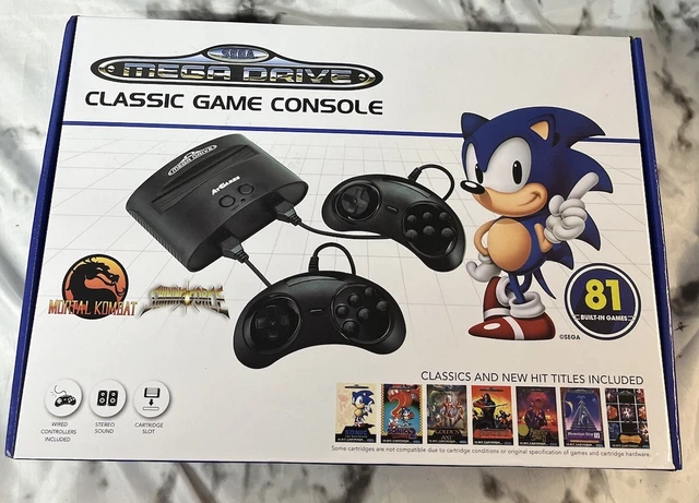 SEGA MEGA DRIVE Classic Game Console 80 Games Collectors Edition £54.00 ...