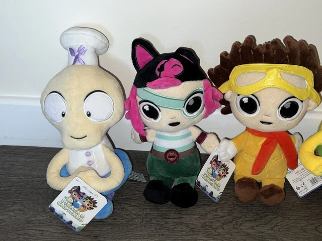 PIRATA AND CAPITANO Plush Soft Rag Dolls Roberto Chef Pilot Pirate ...