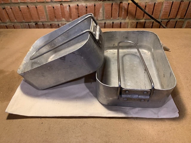 ORIGINAL WW2 BRITISH Army Soldiers Mess Tin & Cover Set - WW2 Dated £28 ...