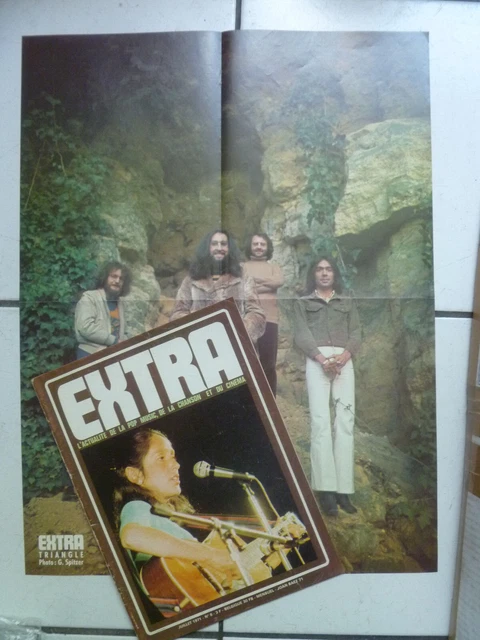 MAGAZINE EXTRA N ° 8 - JUILLET 1971 - AVEC POSTER TRIANGLE EUR 30,00 ...