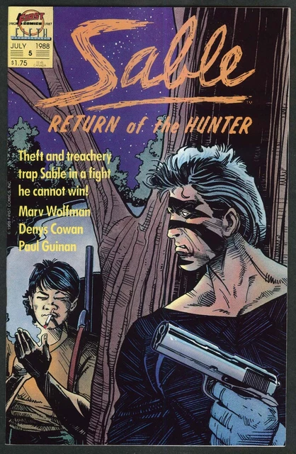 SABLE #5 RETURN of the Hunter First comic book 7 1988 £11.57 - PicClick UK