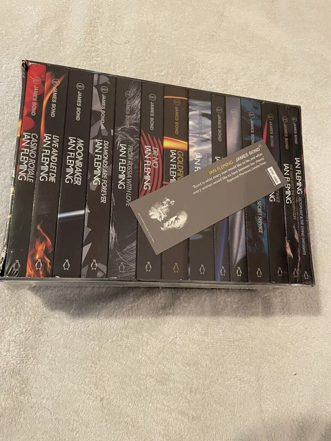 JAMES BOND PENGUIN Book Collectors Box Set 14 Ian Fleming Books Limited ...