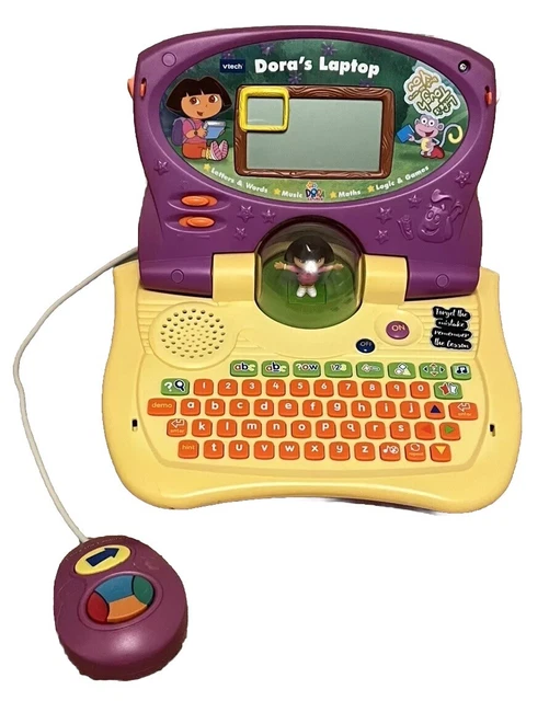 VTECH DORA THE Explorer Laptop Learning Adventures Computer & Mouse ...