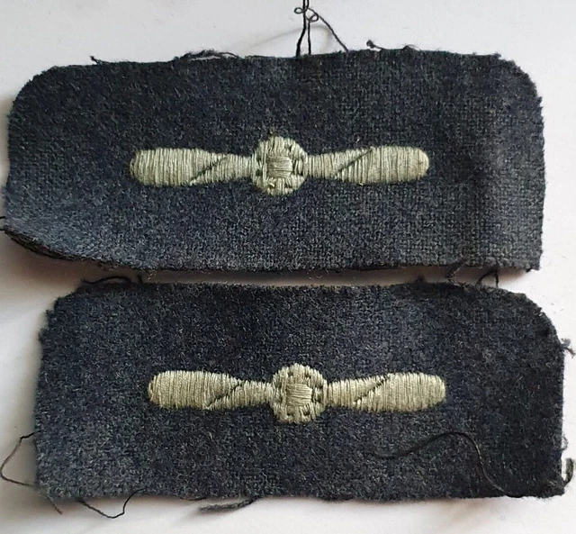 RAF LAC LEADING Aircraftman Rank Badges - Pair - Early Post War - REF4 ...