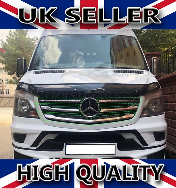 MERCEDES SPRINTER 906 Chrome Front Grill Trim Strip S.steel 5 Pcs 2014 ...