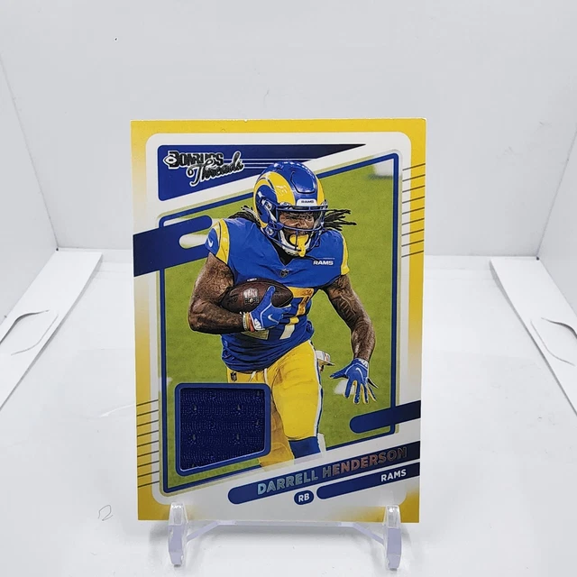 CARTE MEM DARRELL Henderson Rams Panini Donruss NFL Football 2021 fils ...