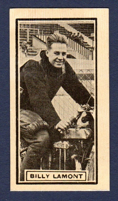 BILLY LAMONT, AUSTRALIA - Thomson 1930 SPEEDWAY STARS £3.00 - PicClick UK