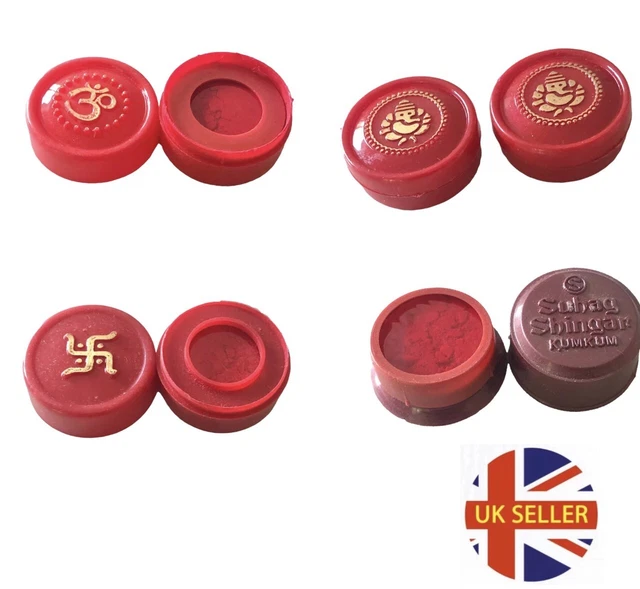 INDIAN RED KUMKUM Powder Sindoor Sindur Bindi Roli Tilak For Pooja ...