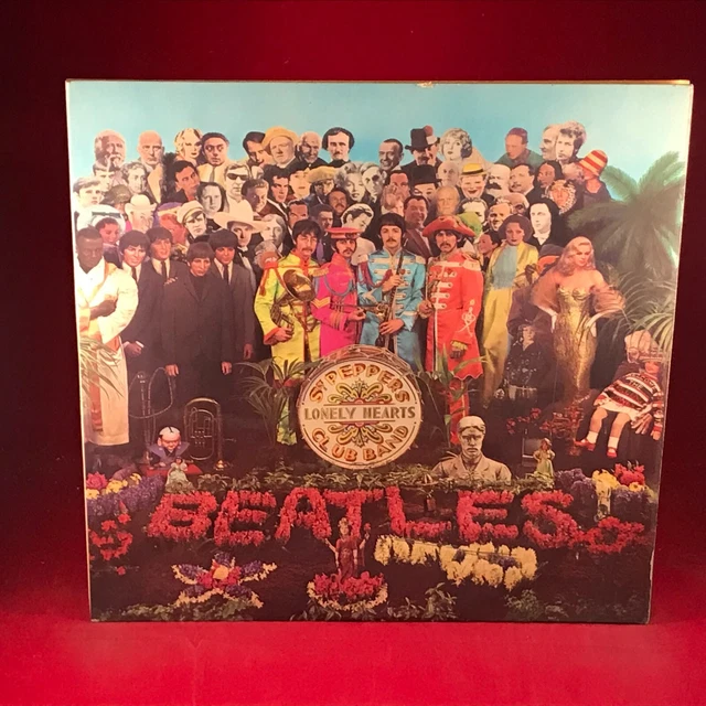 THE BEATLES SGT. Pepper's Lonely Hearts Club Band 1973 UK vinyl LP ...