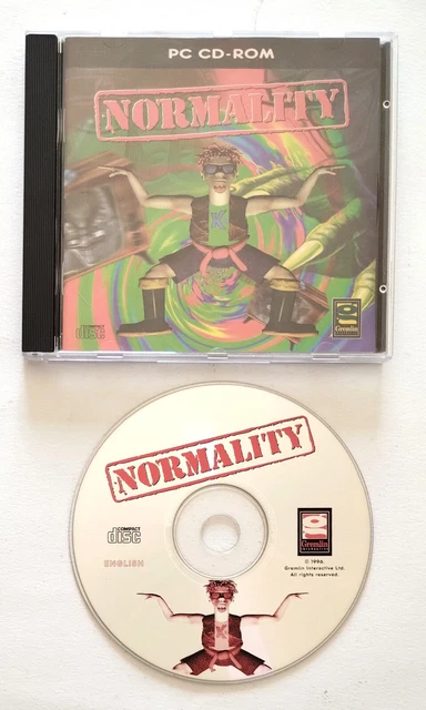 PC-GAME NORMALITY GREMLIN Black Big Box Videogame Videogioco Vintage Cd ...