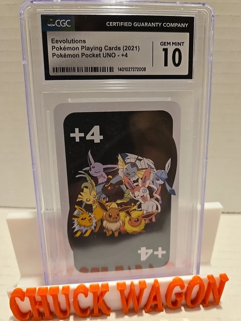 2021 UNO POKEMON Eeveelutions Wild Draw 4 Japanese JPN Back PSA 10 £37. ...