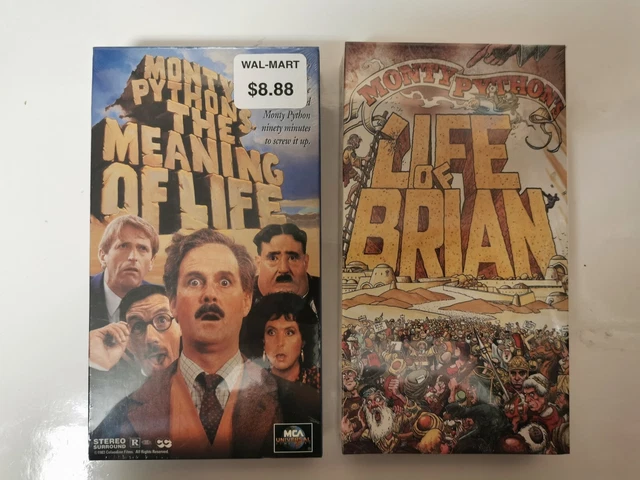 MONTY PYTHON LIFE Of Brian The Meaning Of Life VHS Factory Sealed ...