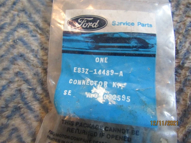 NOS FORD HARDWARE Connector Kit Part Number E83Z-14489-A EUR 6,53 ...